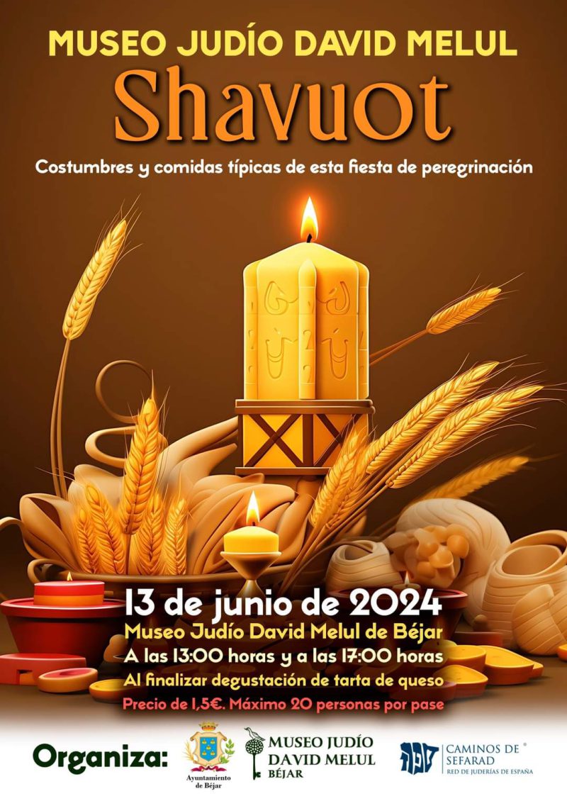 El Museo David Melul organiza la Fiesta del Shavuot - Museo Judío Béjar, David Melul